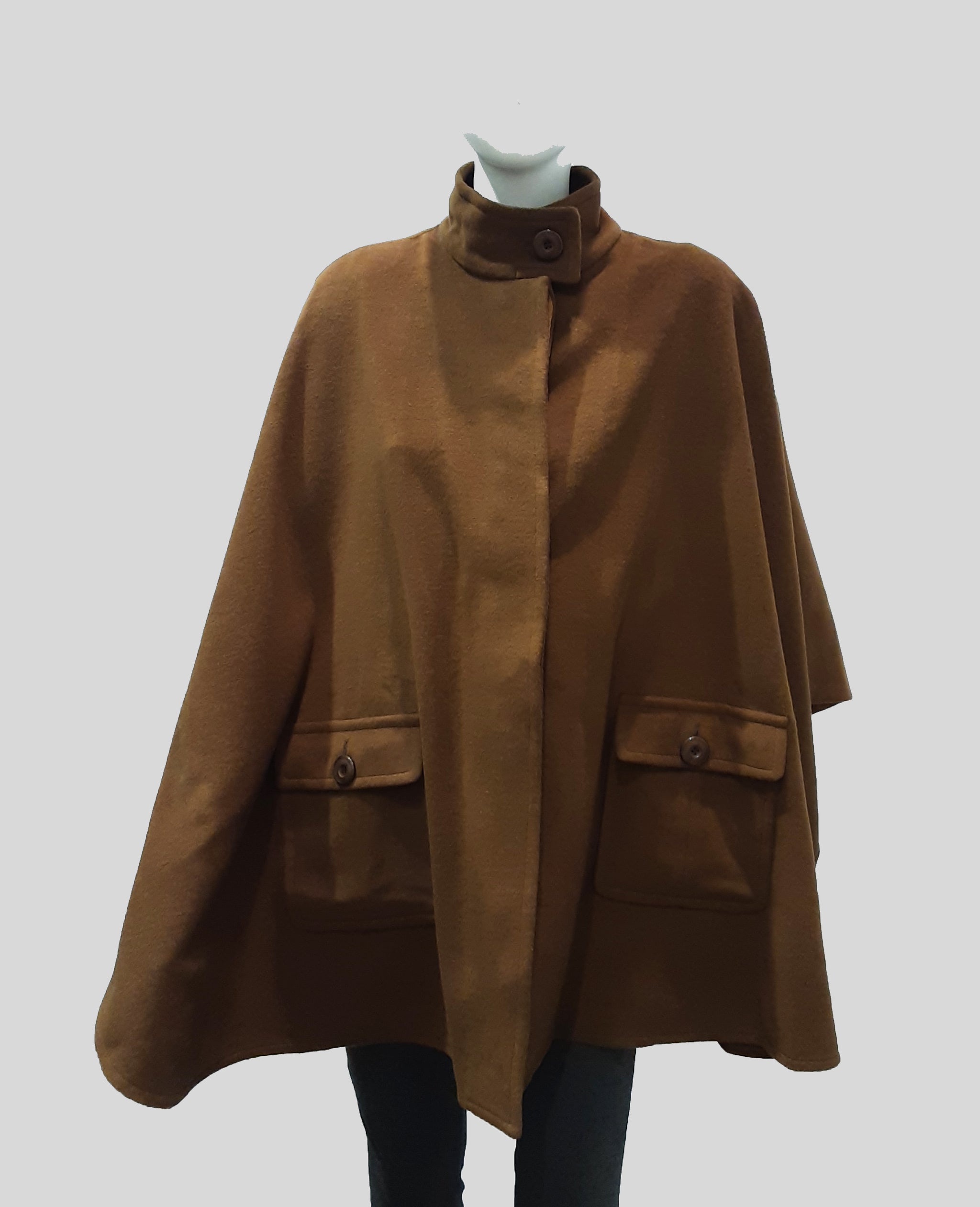 Alpaca Cape Army Design Chocolate – Alpaca Shop Australia