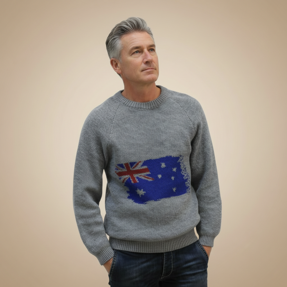 Australian Flag Sweater – Alpaca Shop Australia